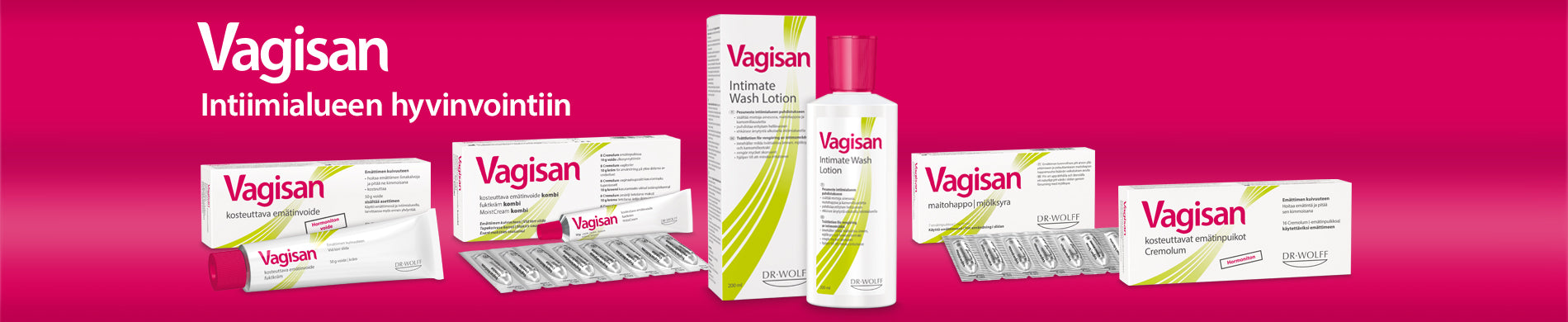 Vagisan - Intiimialueen hyvinvointiin – Nettiapteekki.fi