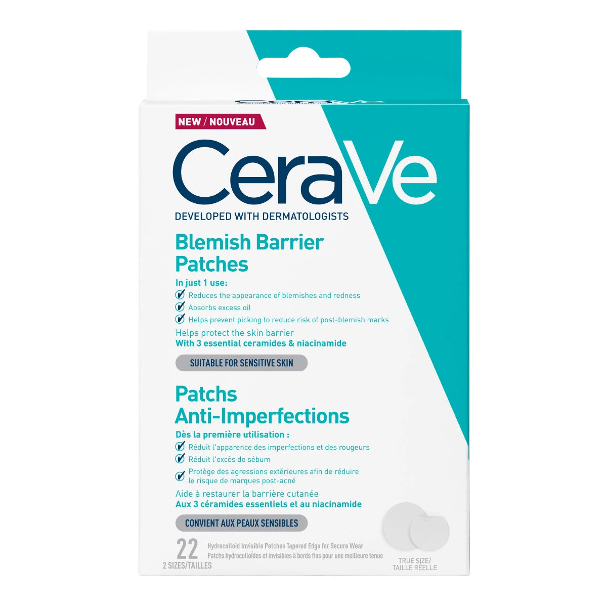 CeraVe Blemish Barrier Patch finnilaastari 22 kpl – Nettiapteekki.fi