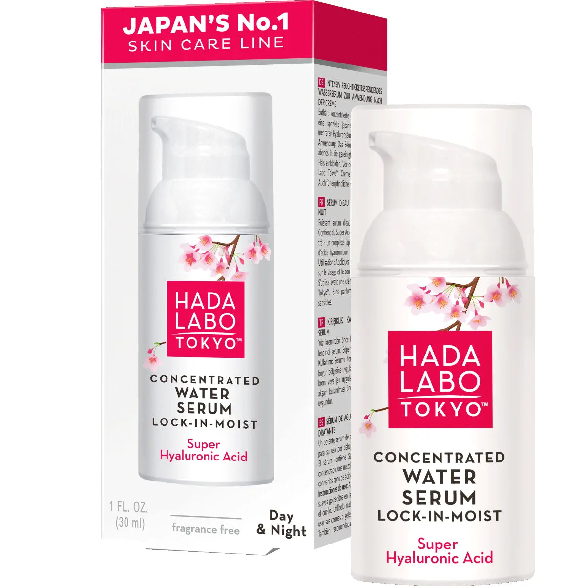 HADA Labo Tokyo Concentrated Water Serum Lock-in-Moist 30 ml ...