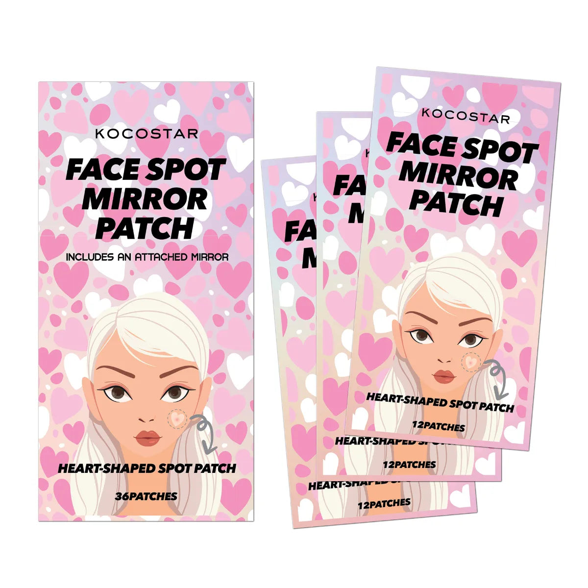 Kocostar Face Spot Mirror Patch 36 kpl – Nettiapteekki.fi