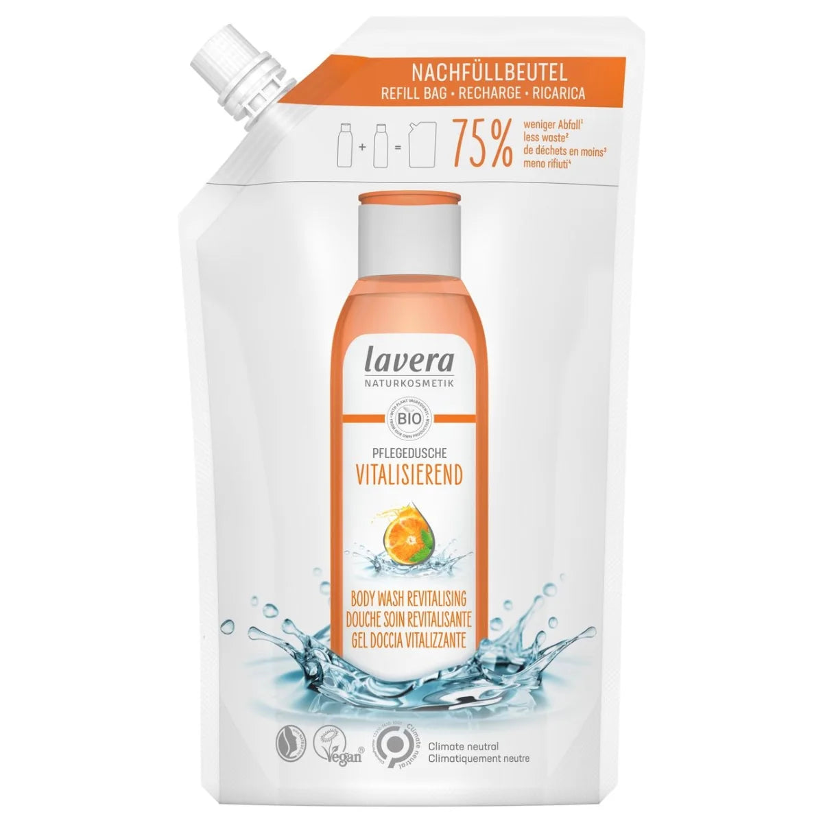 Lavera Refill Body Wash Revitalising 500 ml – Nettiapteekki.fi