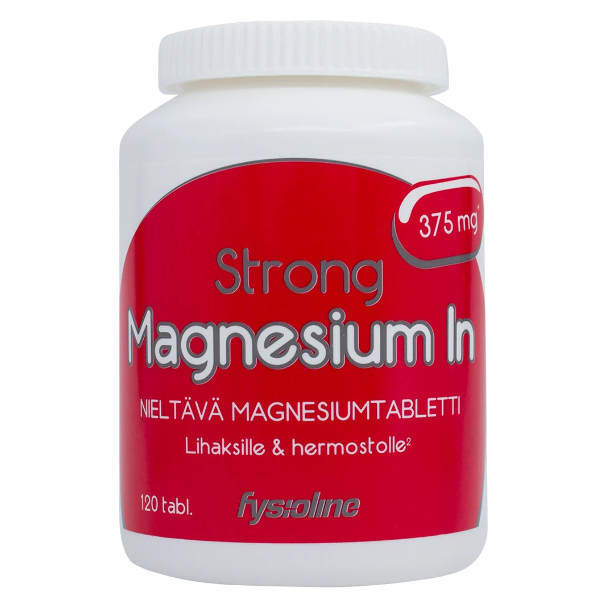 Magnesium In Strong magnesiumtabletti 120 kpl – Nettiapteekki.fi