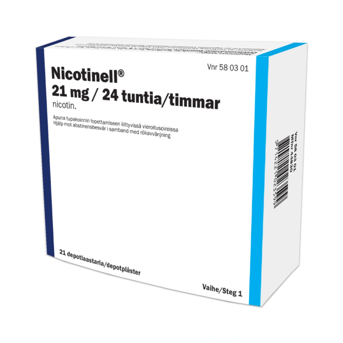 NICOTINELL depotlaastari 21 mg/24 h 21 kpl, Paranova – Nettiapteekki.fi